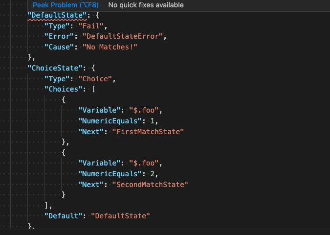 Unreachable state error when state declared before being referenced ...