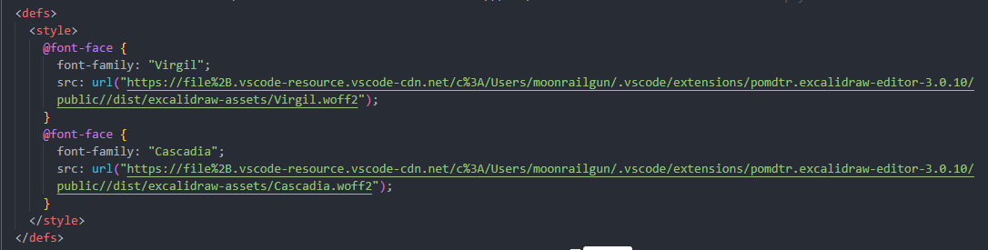 Font `Virgil, Segoe UI Emoji` within SVG - not rendered in Github / Markdown · Issue #28 ...