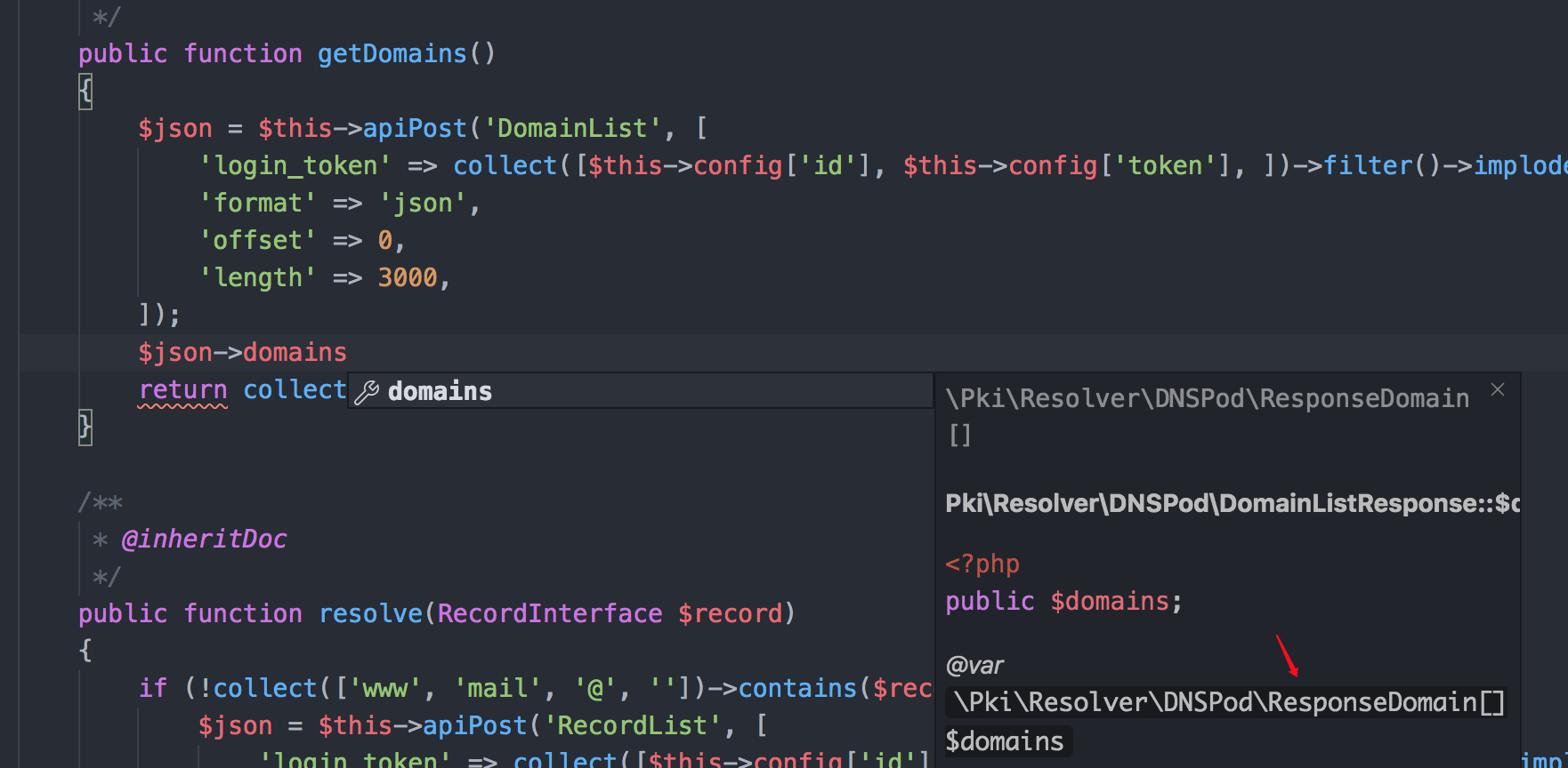 Metadata map type strings not being correctly parsed · Issue #968 · bmewburn/vscode-intelephense ...