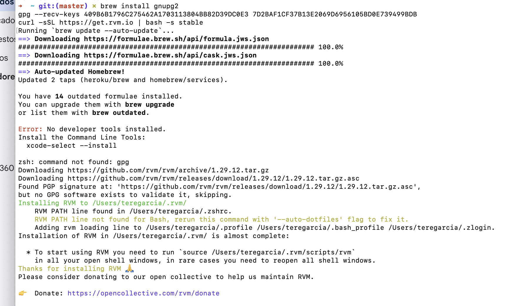 Error de instalación paso 2: command not found gpg · Issue #8 · IIC2143/Setup-Guides · GitHub