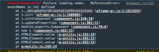 gps-new-camera iOS Errors · Issue #470 · AR-js-org/AR.js · GitHub