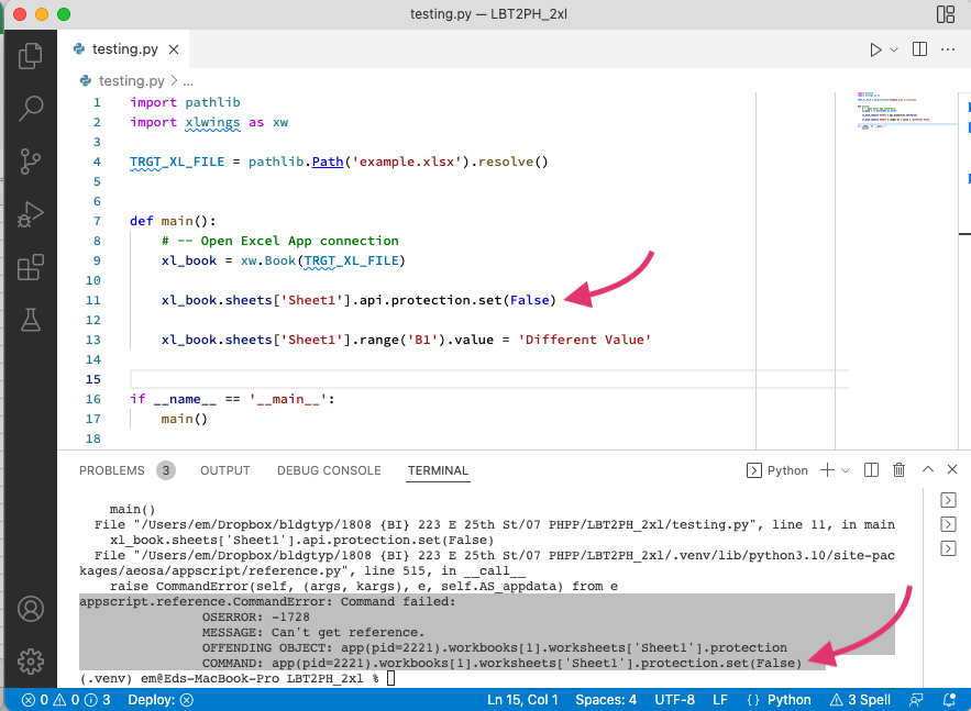Set the Worksheet Protection? · Issue #1845 · xlwings/xlwings · GitHub
