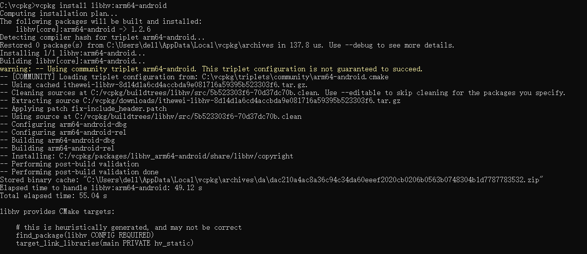 [libhv] support for arm · Issue #27518 · microsoft/vcpkg · GitHub