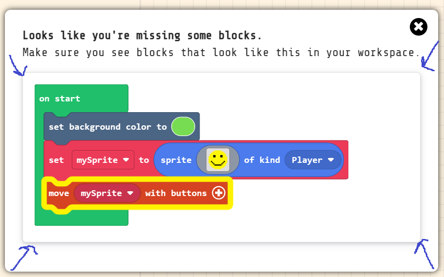 Remove Extra Box Around Blocks Inside Hint For Code Validation · Issue 5530 · Microsoft Pxt