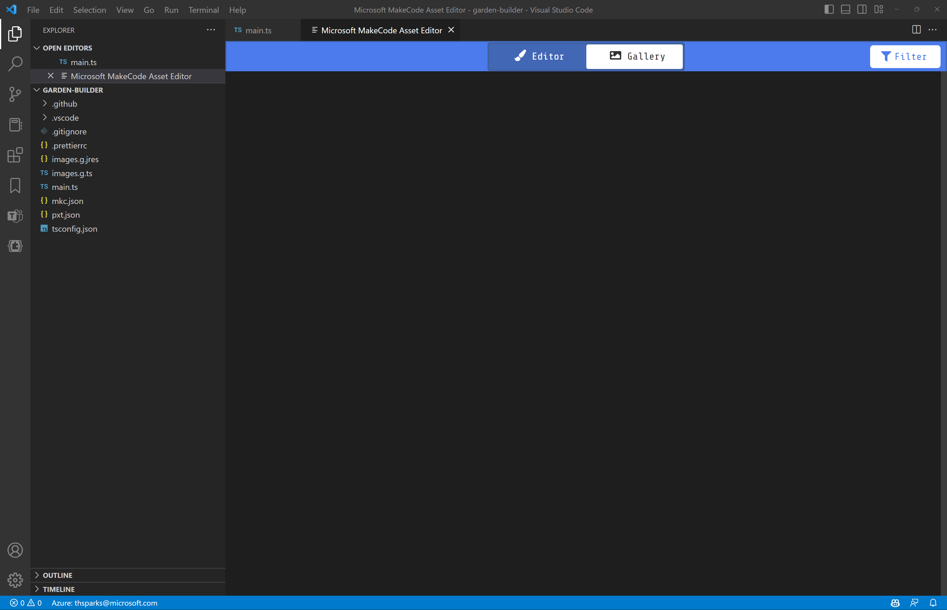 Asset Gallery Empty In Vs Code Desktop · Issue 97 · Microsoftvscode Makecode · Github 6967