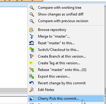 Cherry picking multiple commits at a time · Issue #2396 · gitextensions/gitextensions · GitHub