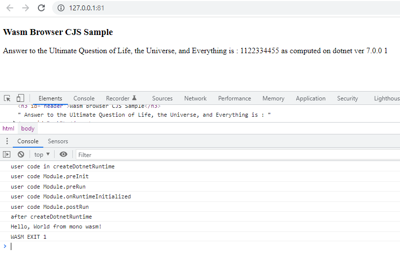 Cannot Build Mono Wasm Sample Error Netsdk1112 The Runtime Pack For Microsoftcore App