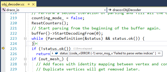 Encoder Error Failed Loading The Input Mesh Failed To Parse Vertex Indices · Issue 365