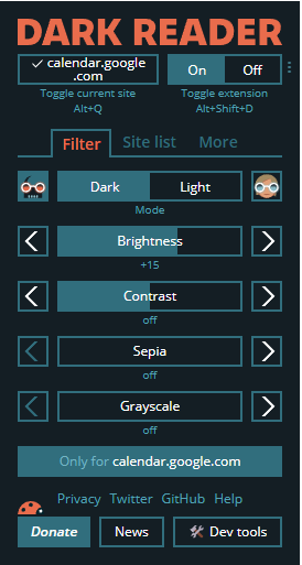 [Bug] Google Calendar incorrect color · Issue #9143 · darkreader/darkreader · GitHub