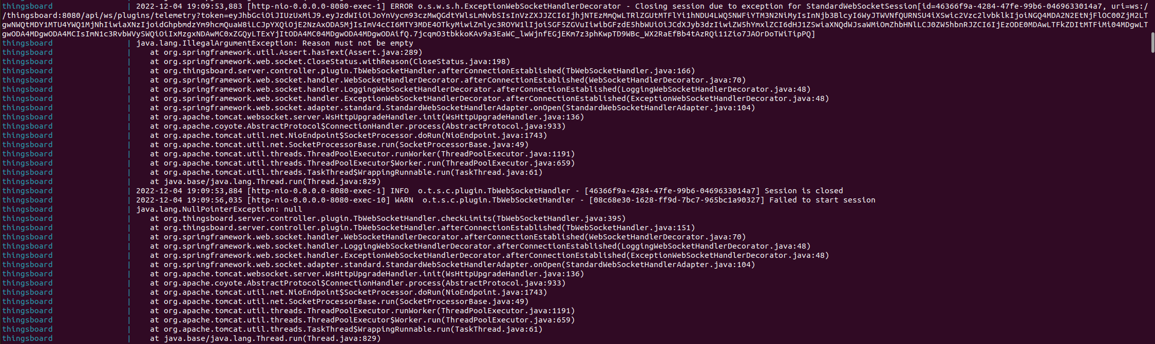[Bug] Upgrade from 3.4.1 to 3.4.2 errors · Issue #7731 · thingsboard ...