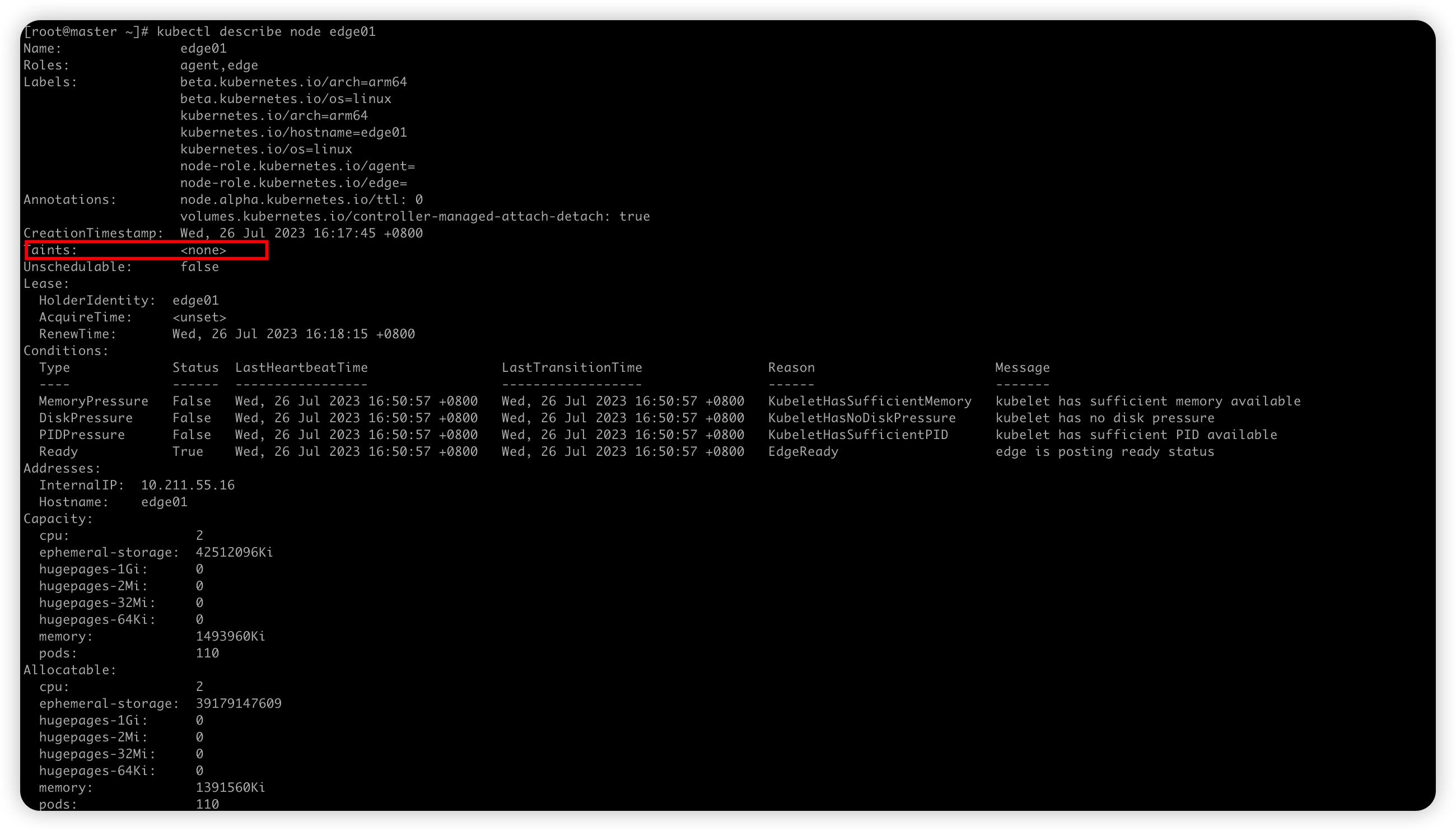 How can I add taints to edge nodes with edit edgecore.yaml · Issue #4889 · kubeedge/kubeedge ...