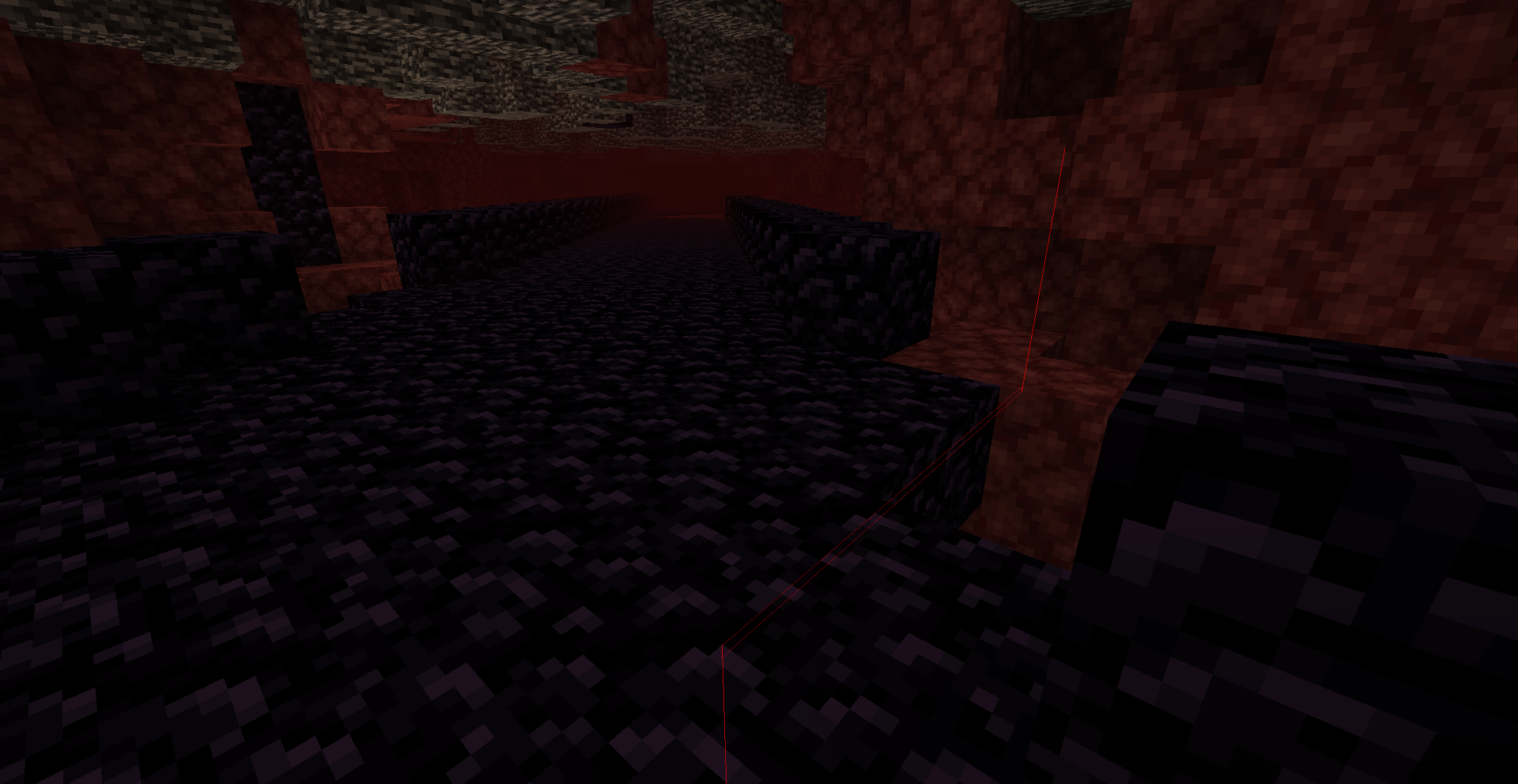 Baritone runs to a position, and digs the block from under its feet, falling, sometimes into ...