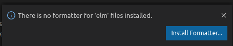 There is no formatter for 'elm' files installed - No Elm workspace contains (file) · Issue #140 ...