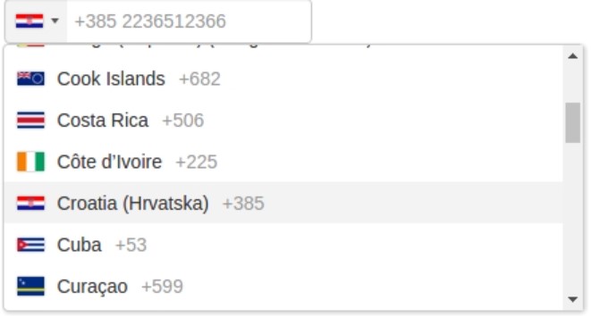 feature: Country code picker with phone no input · Issue #10818 ...