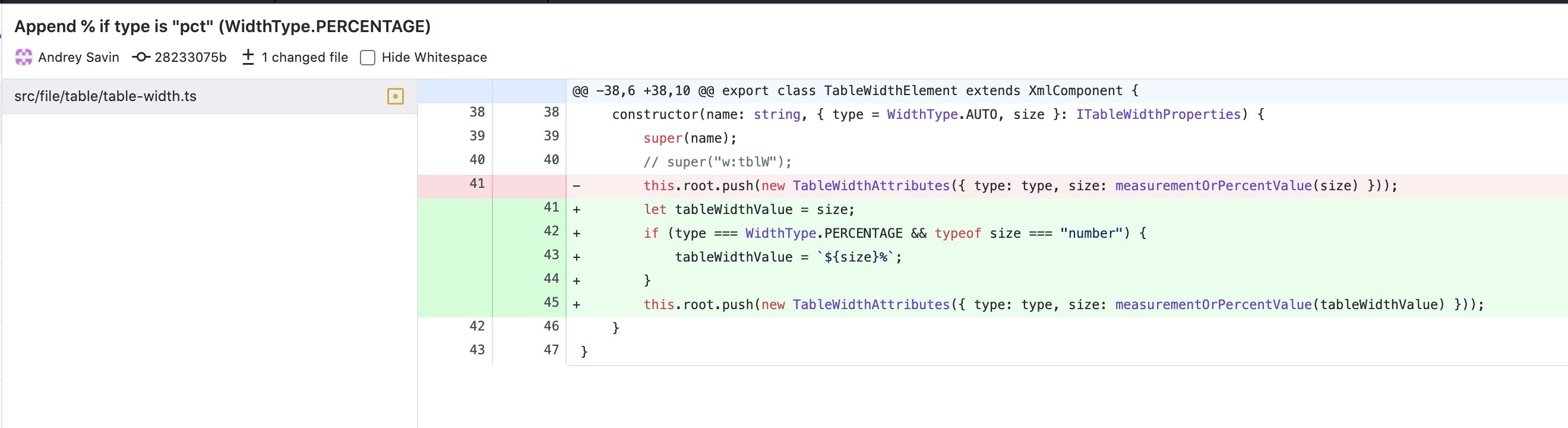 Table width units in v7 · Issue #1197 · dolanmiu/docx · GitHub