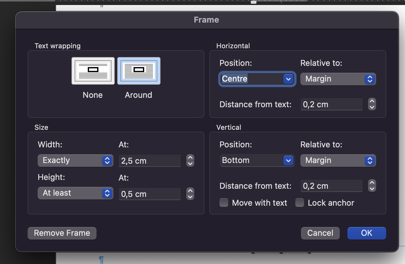 Text frame position has to be optional · Issue #1487 · dolanmiu/docx · GitHub