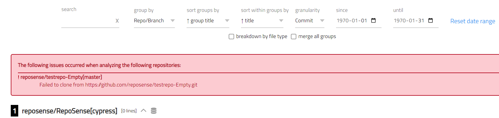 Combining --since d1 with --period gives invalid date ranges · Issue #1778 · reposense/RepoSense ...