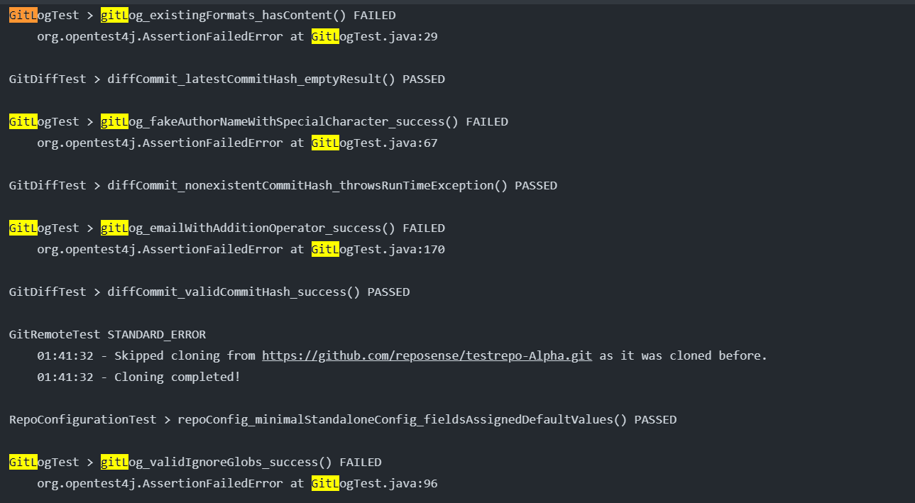 Failing CI for MacOS only · Issue #1853 · reposense/RepoSense · GitHub