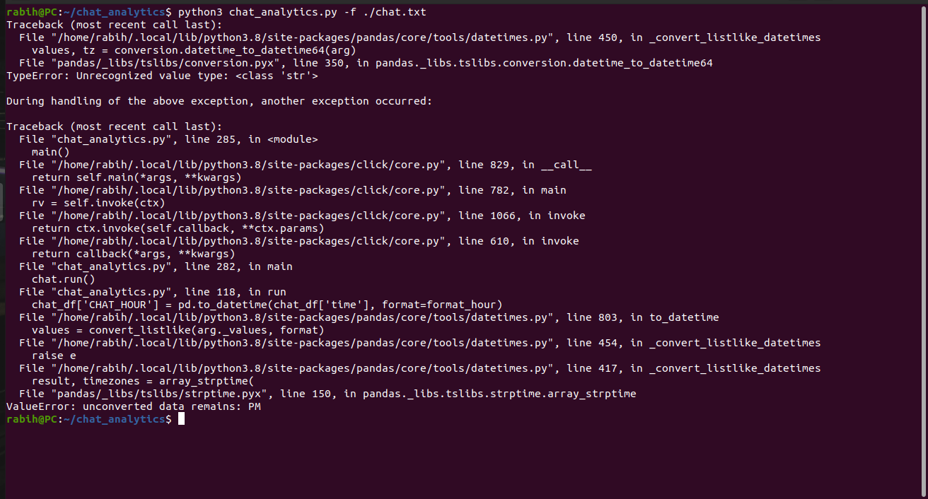 TypeError Unrecognized Value Type Issue 3 Gitfarhan chat 