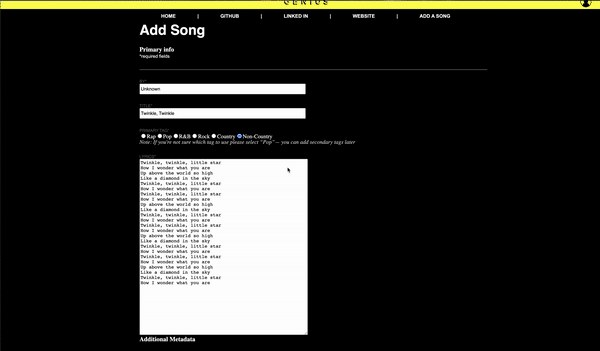 GitHub - crslpz/genius