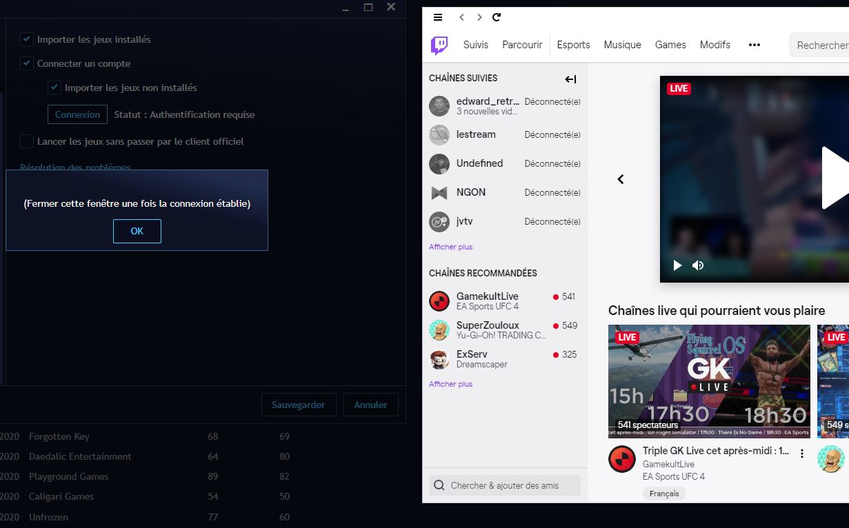 Twitch connection when importing games : error 400 · Issue #1957 ...