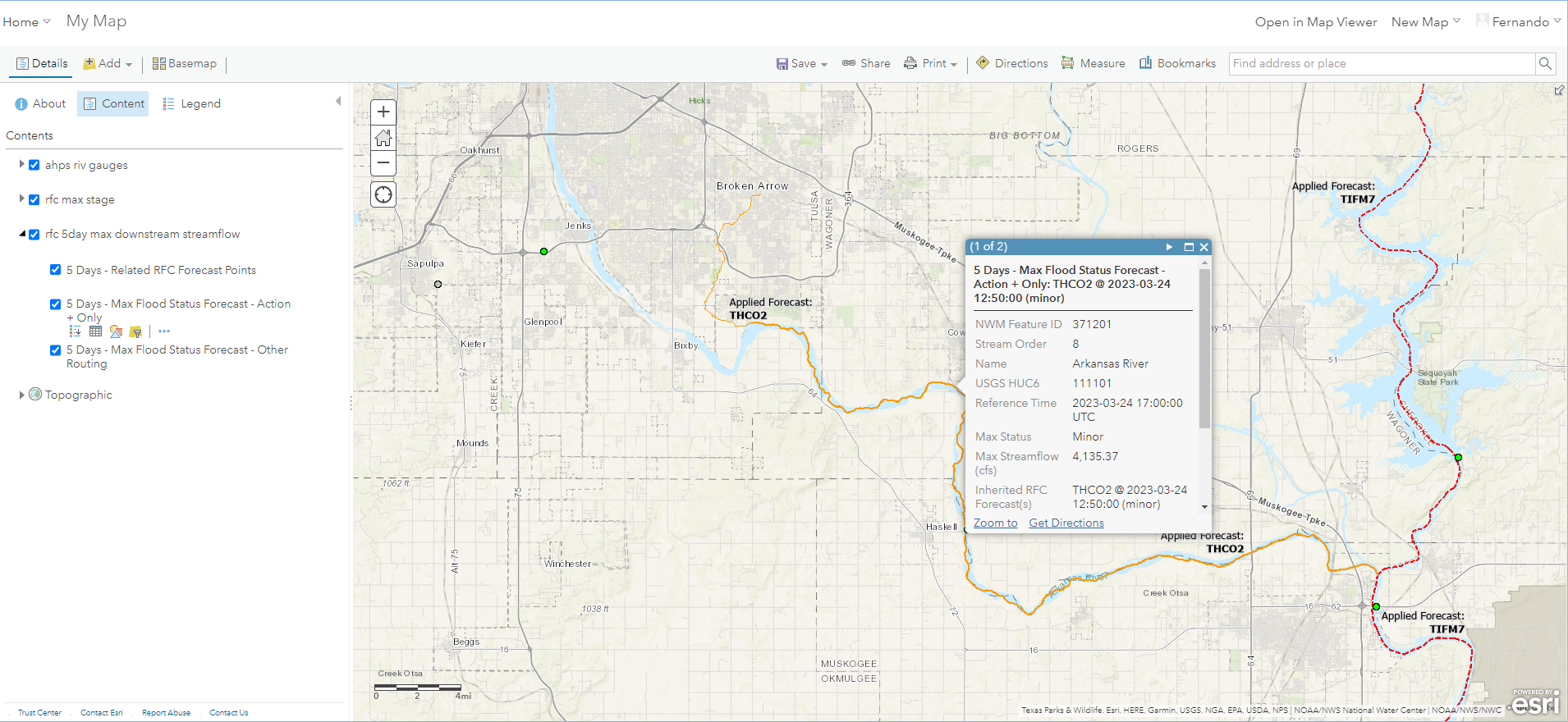 Update RnR Logic to not flood main stem if flooding coming from only tributary · Issue #388 ...