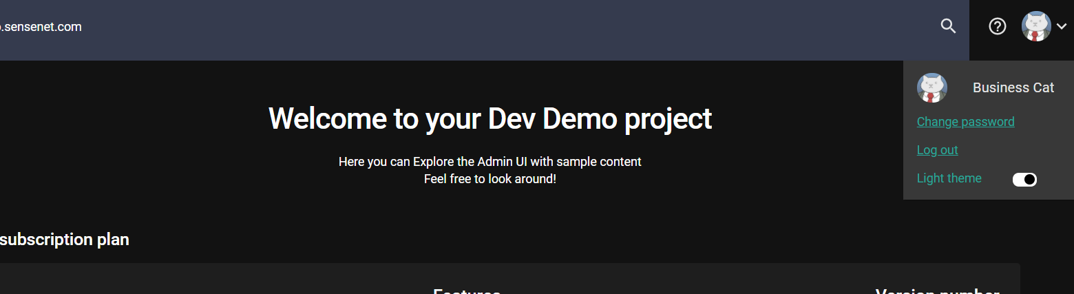 Change password · Issue #1130 · SenseNet/sensenet · GitHub