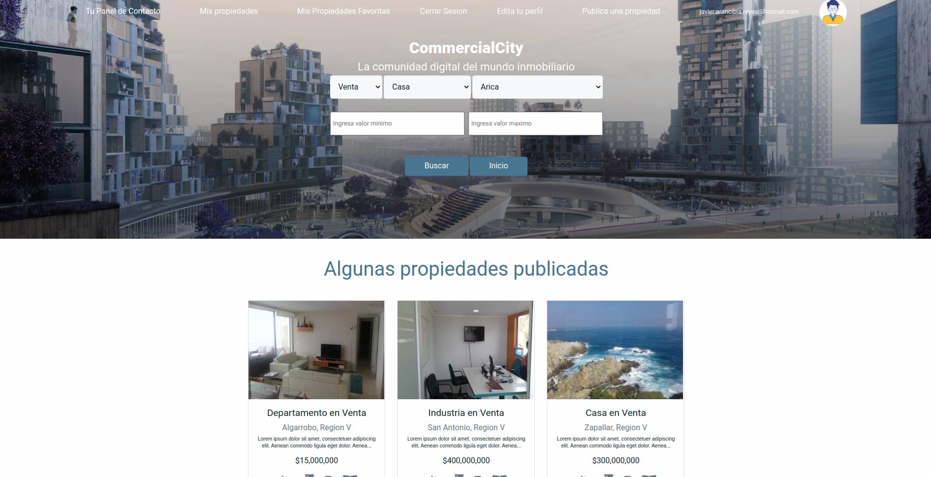 GitHub - javierarancibia/CommercialCity