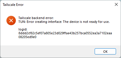 Tailscale 1.30.0 "Please Restart the Tailscale Windows Service" Win 11 · Issue #5531 · tailscale ...