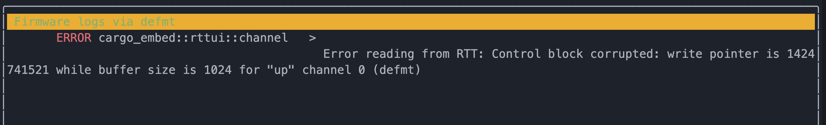 ESP32C3 - RTT: Control block corrupted (only when not using `direct-boot`) · Issue #1336 · probe ...