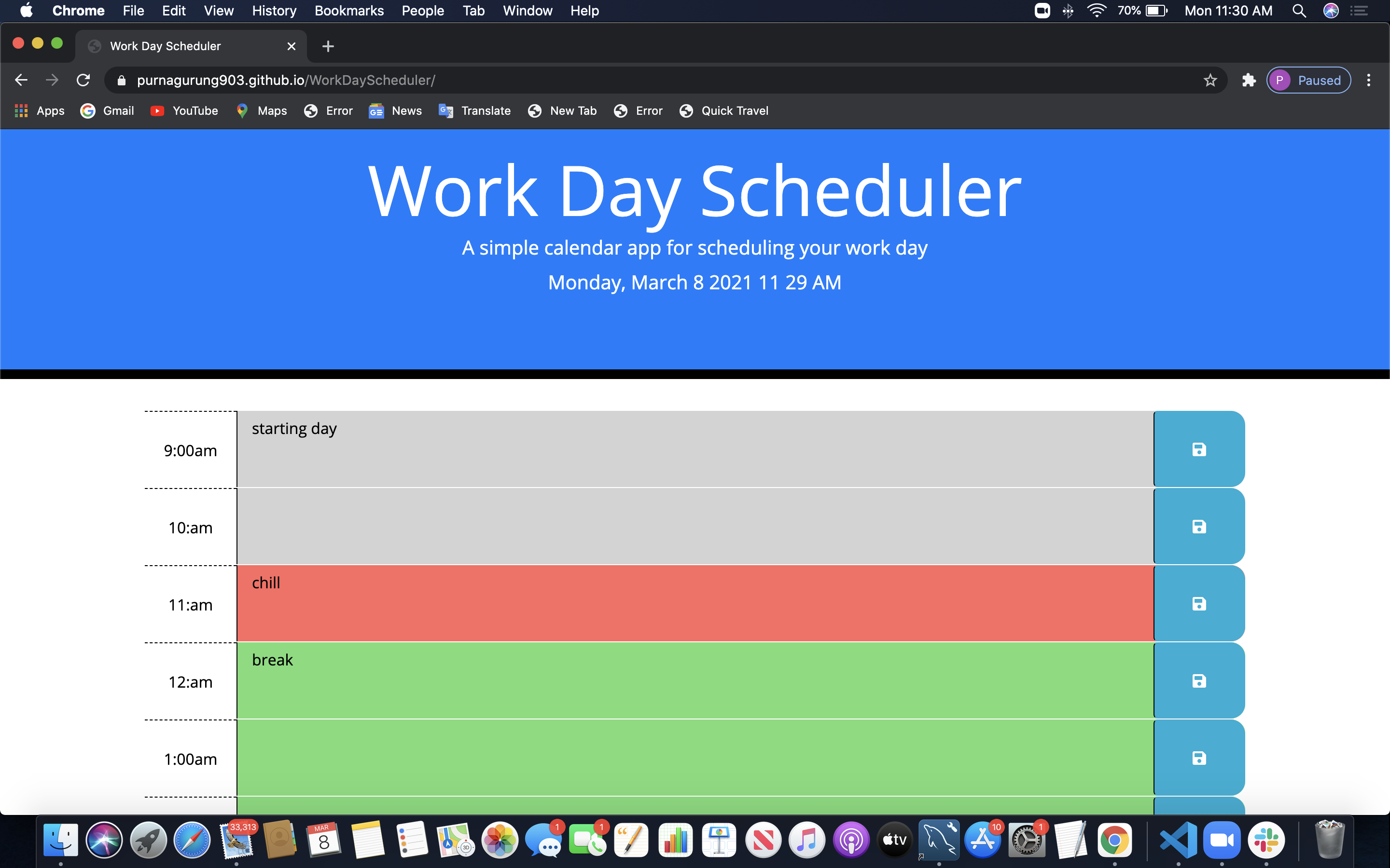 GitHub - purnagurung903/WorkDayScheduler