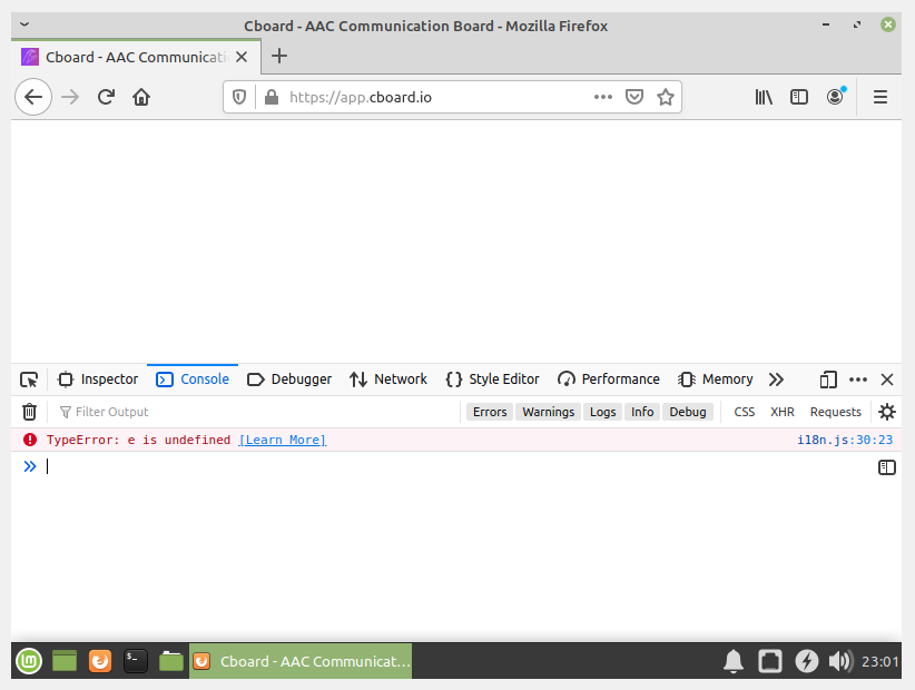 Fix for Firefox Linux Mint blank screen · Issue #700 · cboard-org ...