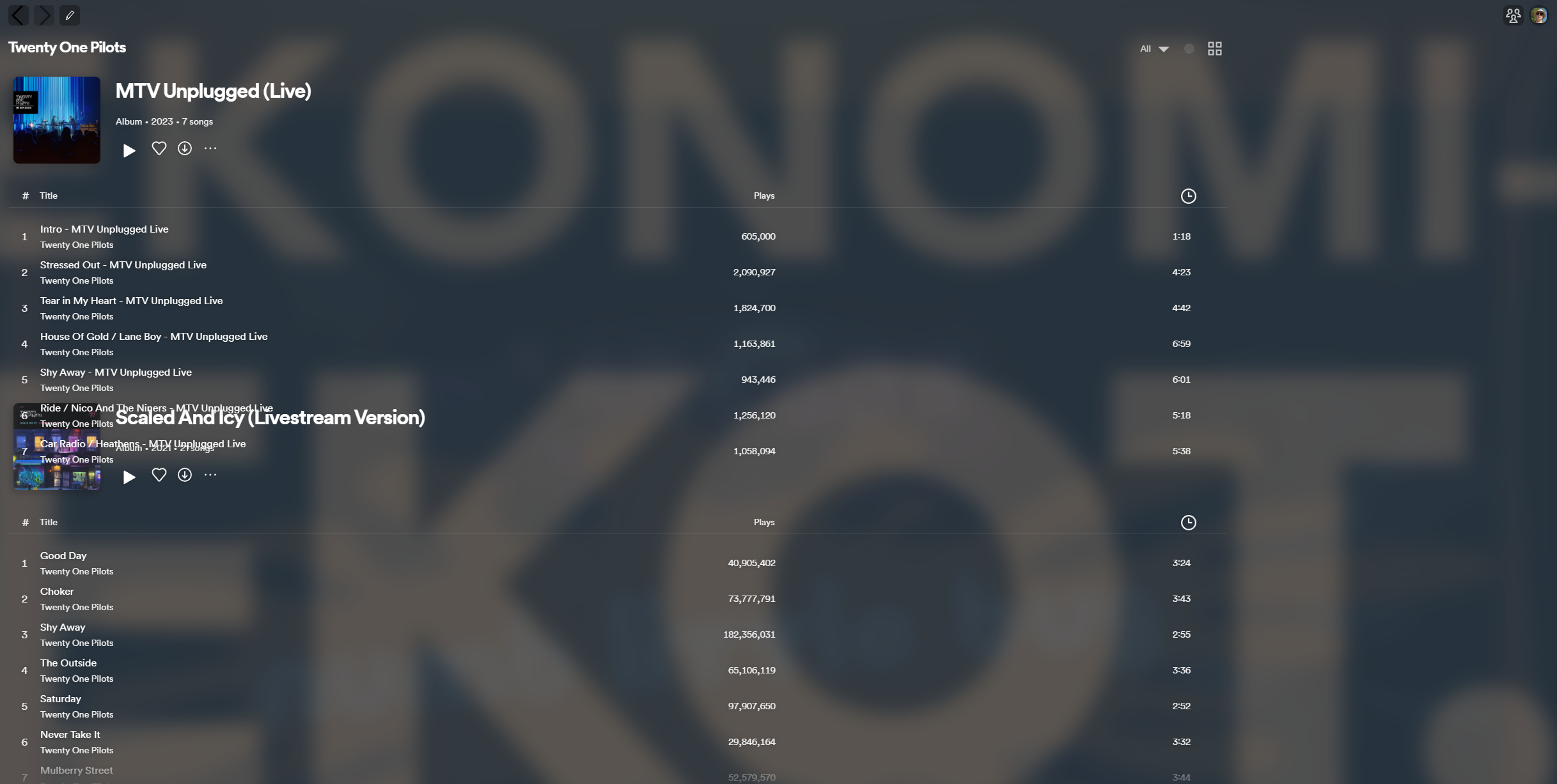 Content overlapping · Issue #1008 · spicetify/spicetify-themes · GitHub