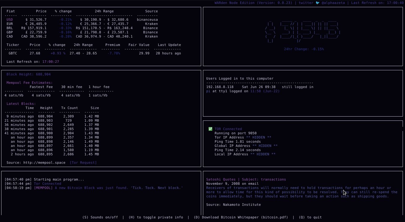 WARden Terminal · Issue #2380 · raspiblitz/raspiblitz · GitHub