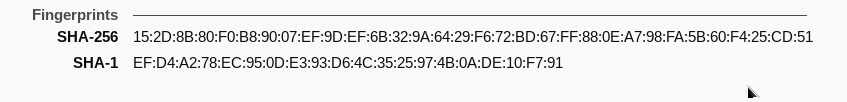 Change fingerprint hash from sha1 to sha256 · Issue #2378 · raspiblitz ...
