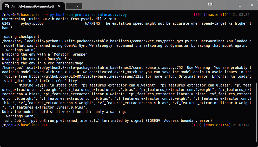 Don't get any video output · Issue #73 · PWhiddy/PokemonRedExperiments · GitHub