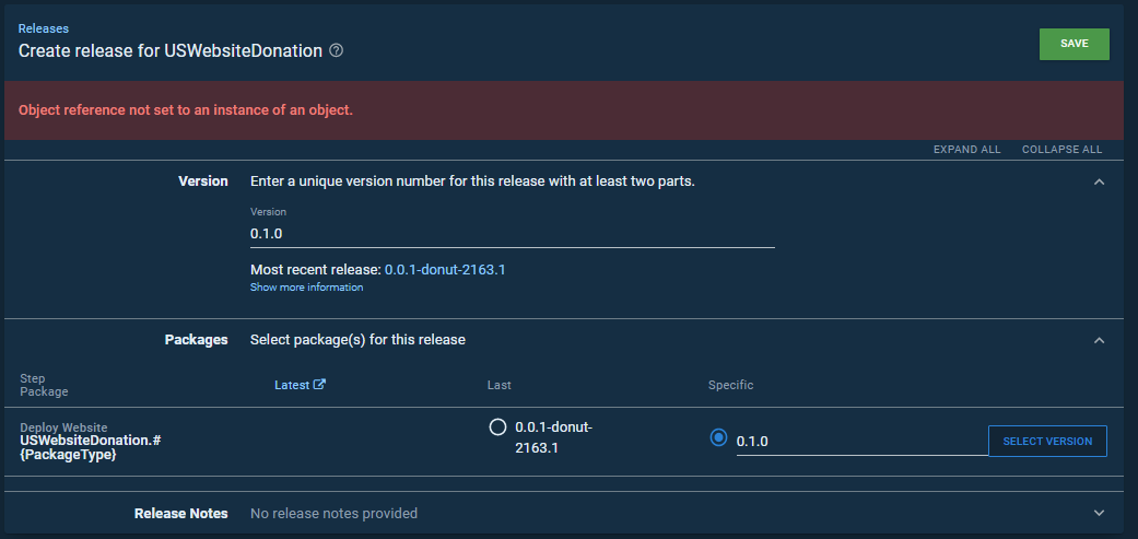 Octopus accepts null in BuildInformation.Commits[n].Comment, surfacing ...