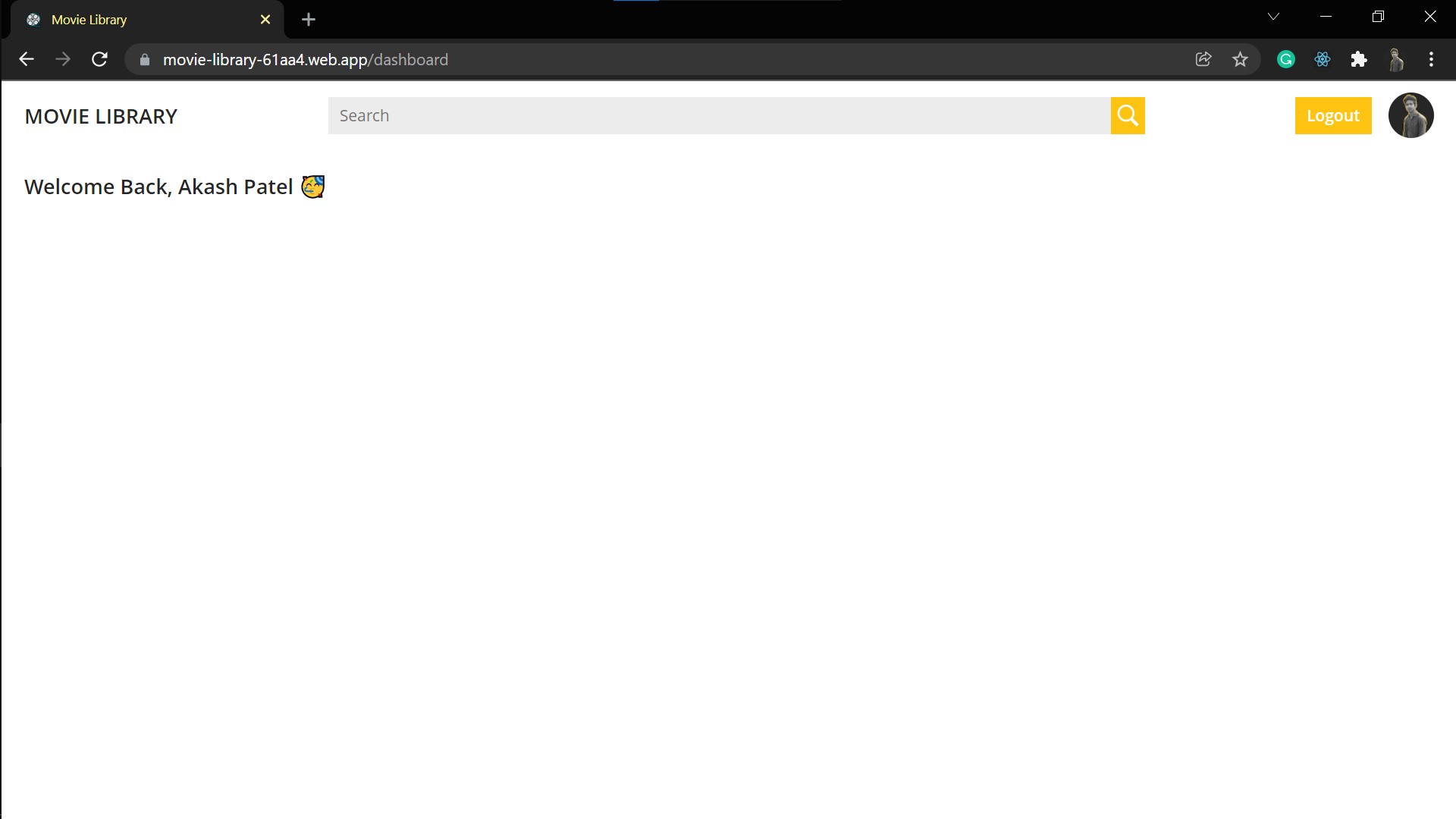 GitHub - thefstalphabet/movie-library: An Application used to Search ...
