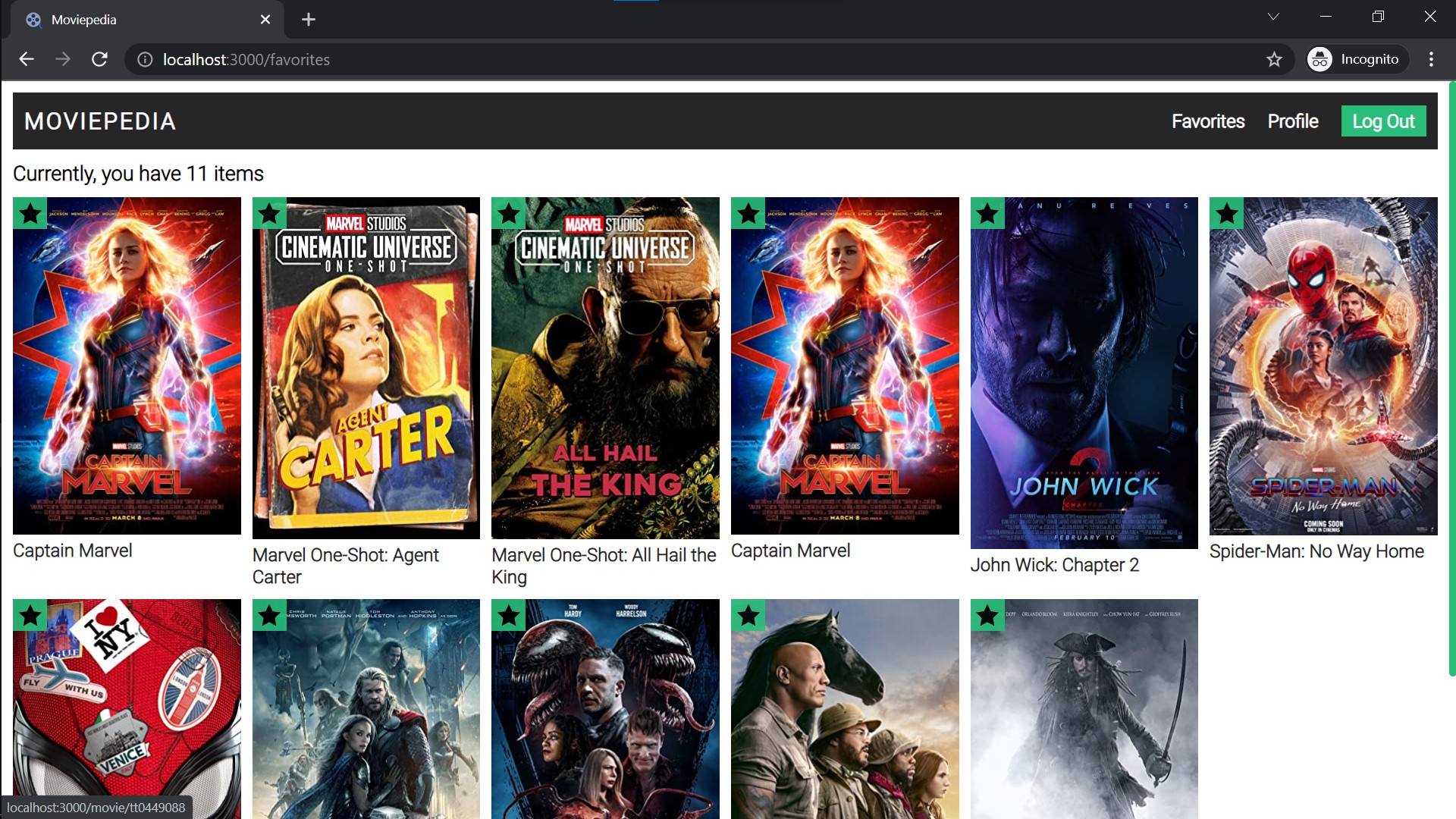 GitHub - thefstalphabet/moviepedia: An Application used to search Movies, Series and Shows.