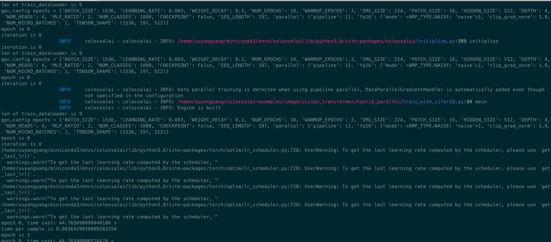 Zero gpu usage using vit example · Issue #1988 · hpcaitech/ColossalAI · GitHub