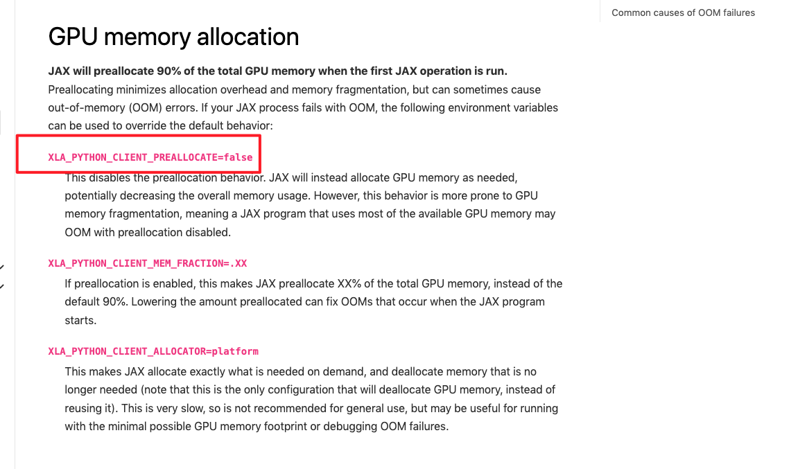 [BUG] Setting preallocation to false not work · Issue #817 · alpa-projects/alpa · GitHub