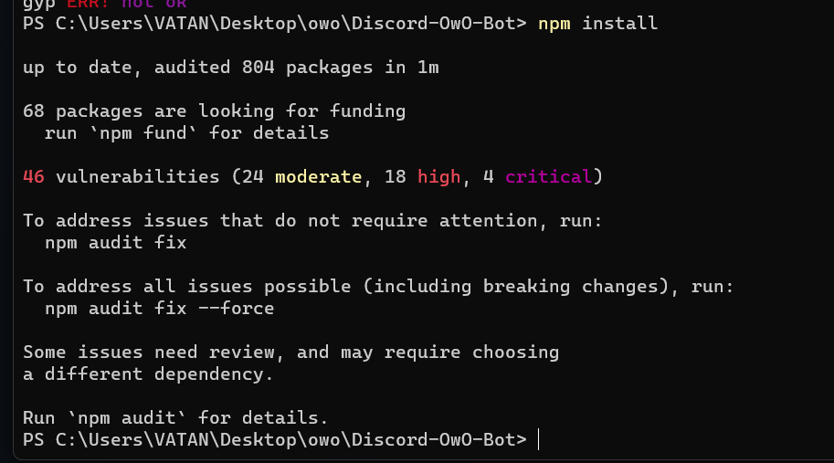 step by step how to install and run owo bot on windows computer · Issue #361 · ChristopherBThai ...