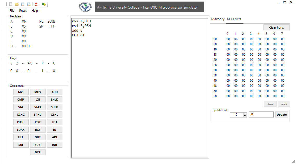 GitHub - ALEHACKsp/Intel_8085_Simulator