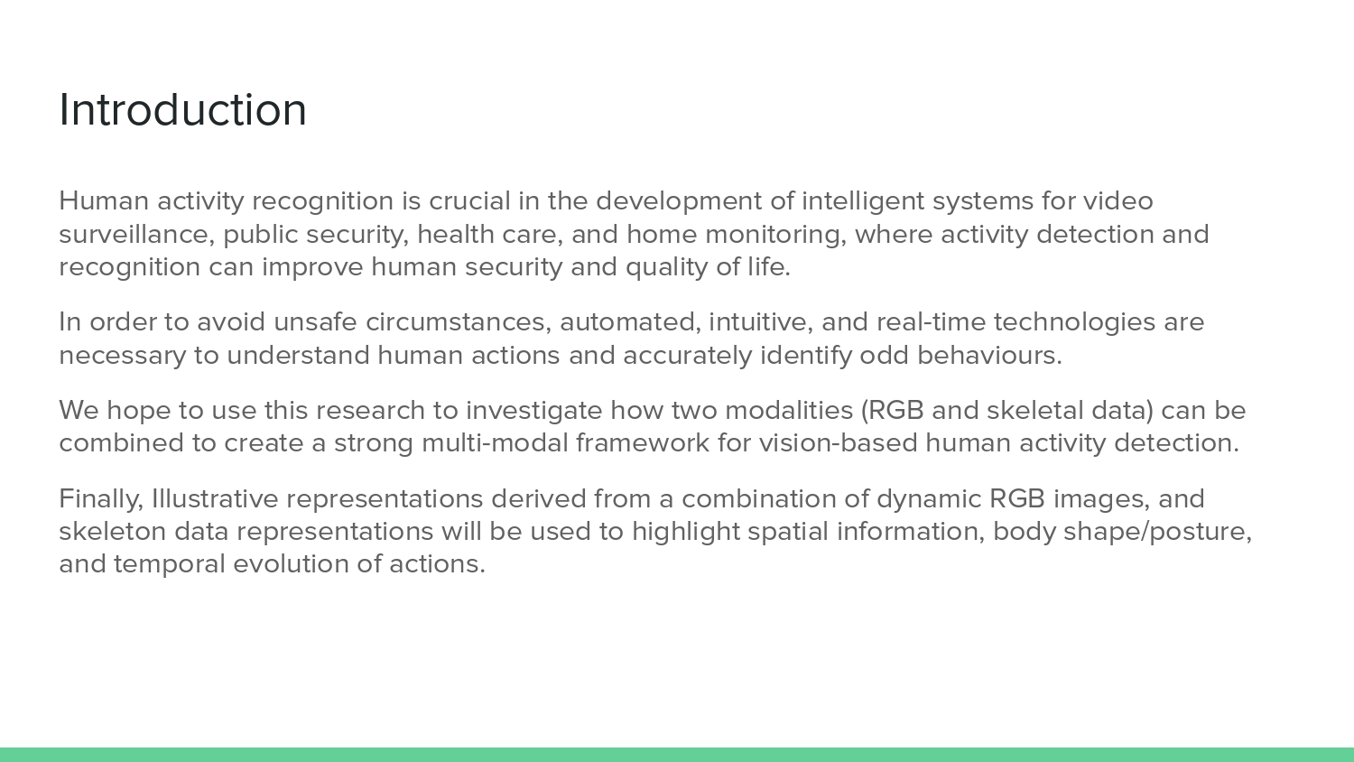 Github Sarthak4u Vision Based Multi Modal Framework For Action Recognition