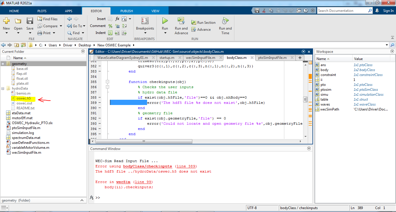 [WEC-Sim Applications] Getting an error while using PTO-Sim · Issue #593 · WEC-Sim/WEC-Sim · GitHub