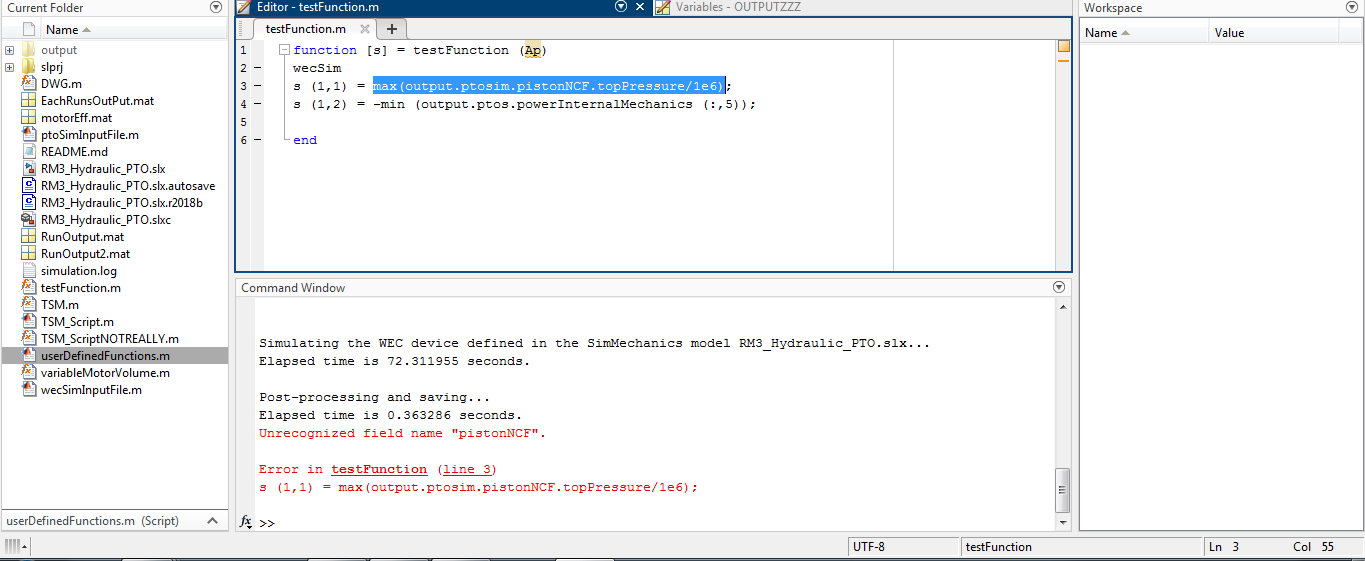 [WEC-Sim Applications] Getting an error while using PTO-Sim · Issue #593 · WEC-Sim/WEC-Sim · GitHub