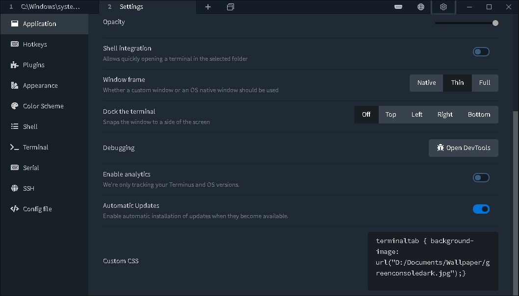 SSH sessions don't get local sessions background image · Issue #2898 · Eugeny/tabby · GitHub