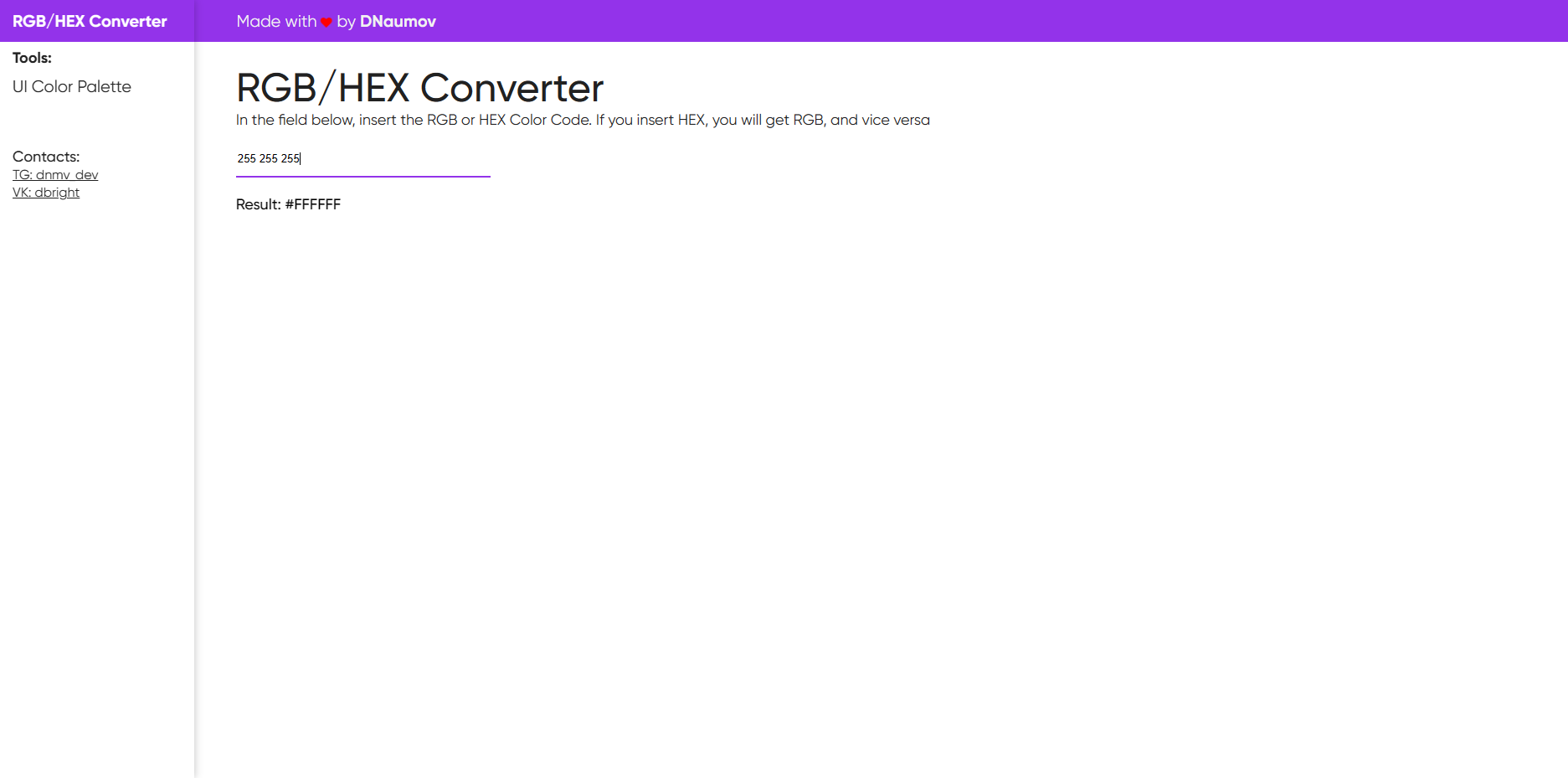 GitHub - idnaumov/ui-color-palette: WEB UI Color Palette