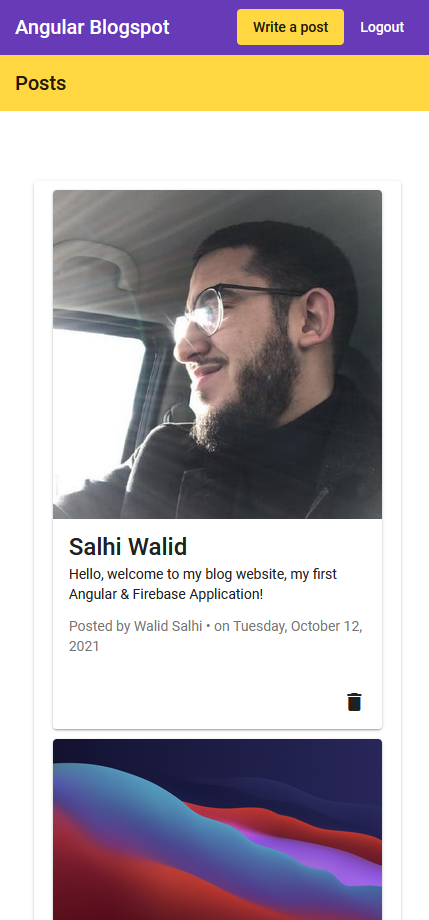 GitHub - imwaa/ng-blog: A Blog Application made with Angular & angular material using Firebase ...