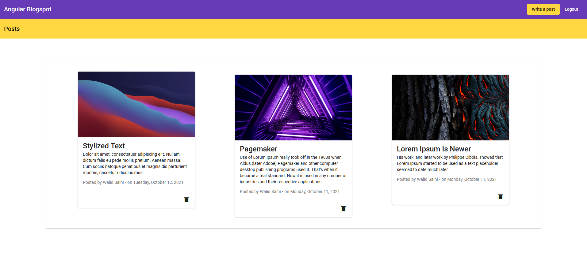 GitHub - imwaa/ng-blog: A Blog Application made with Angular & angular material using Firebase ...